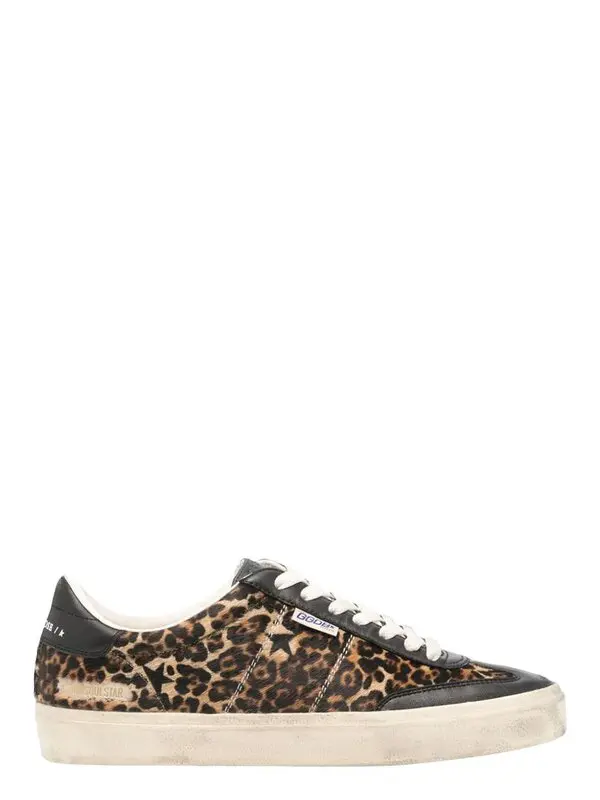 GOLDEN GOOSE Soul-star 'leopard - Brown