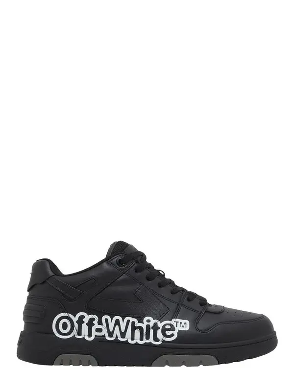 Off-White Out Of Office Low Logo Sneakers - Black