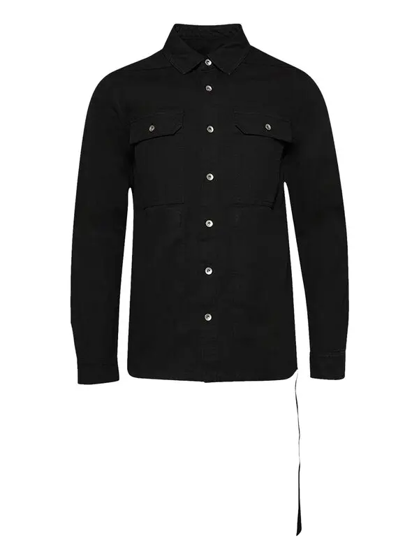 Rick Owens Denim Outershirt - Black