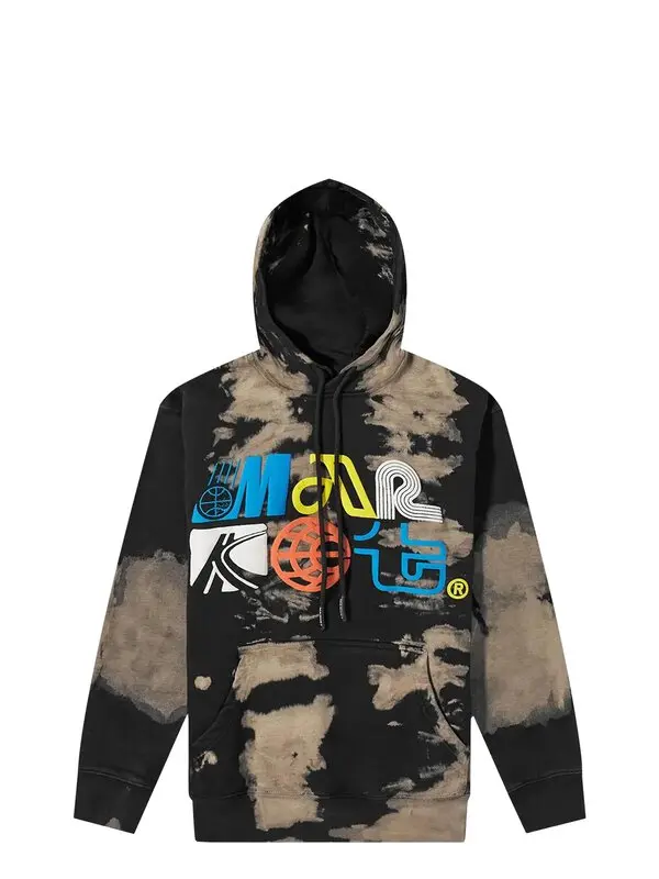 MARKET Air Transit Puff Tie Dye Hoodie - Multicolor