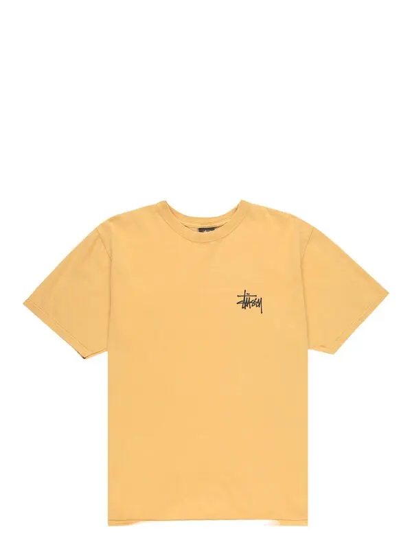 StÜssy Basic Pigment Dyed T-shirt - Yellow