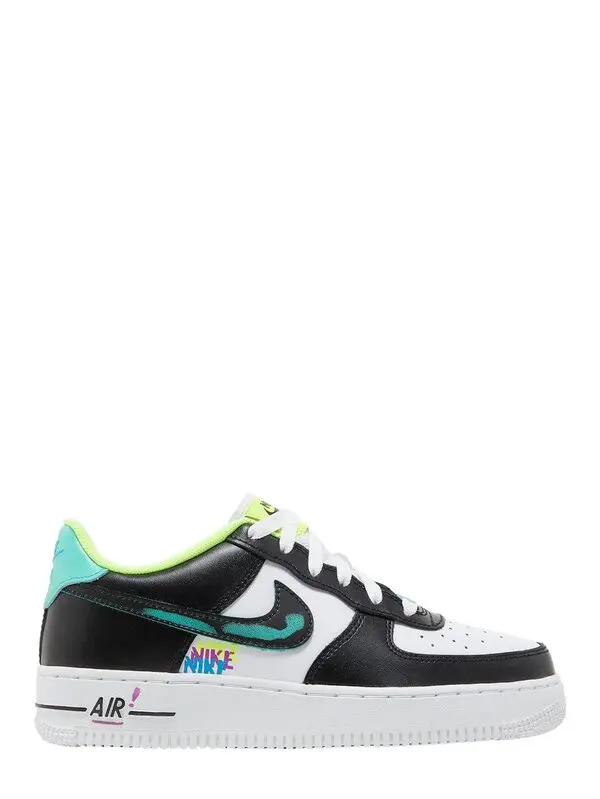 Nike Force 1 Lv8 Gs Graffiti Sneakers - White