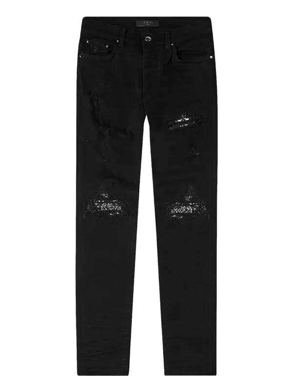 Amiri Mx1 Bandana Jeans - Black