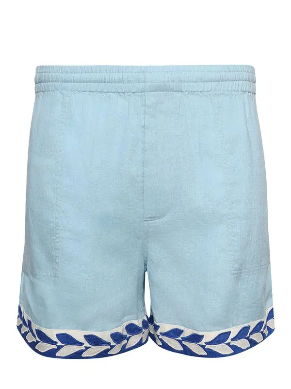 BODE Seedling Stripe Shorts - White