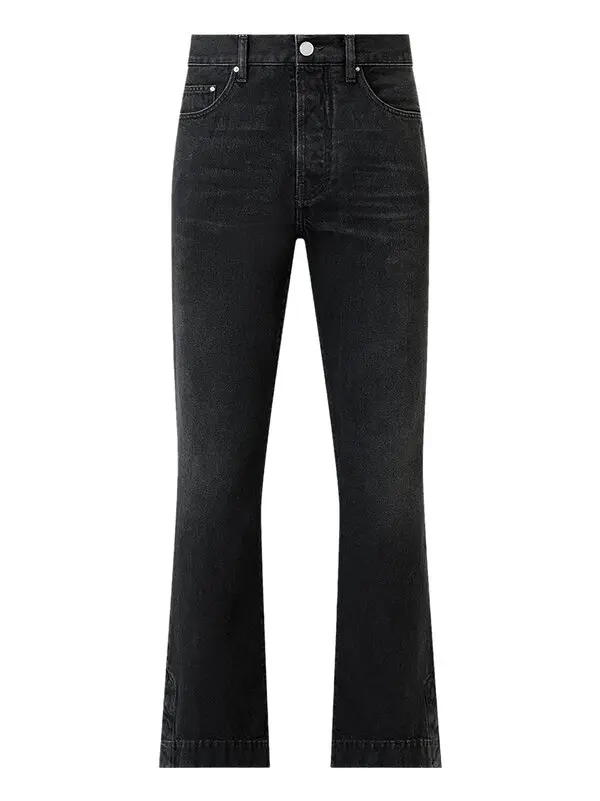 Amiri Straight Flare Jean - Black
