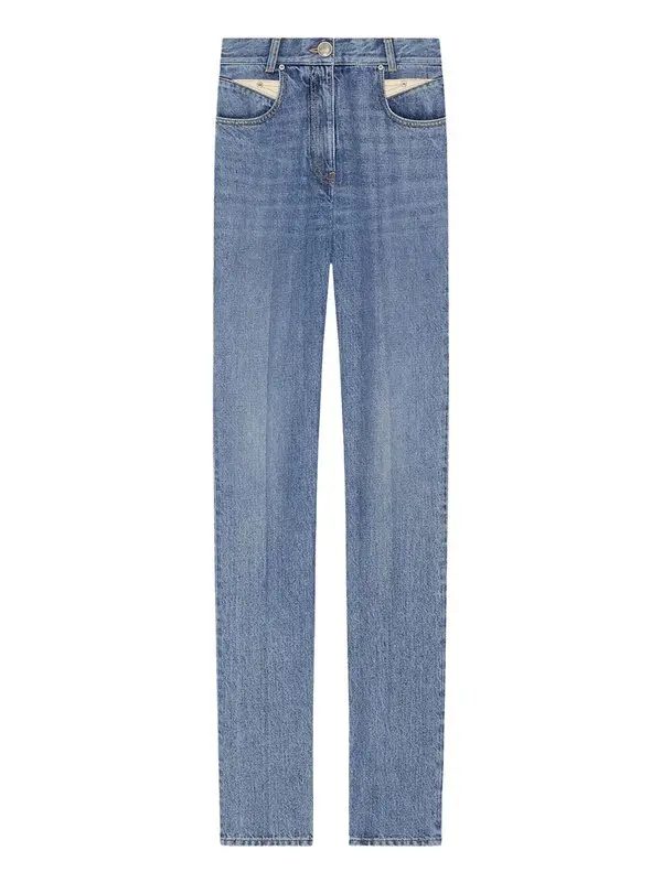 Givenchy Yoke Slim Fit Denim Jeans - Blue