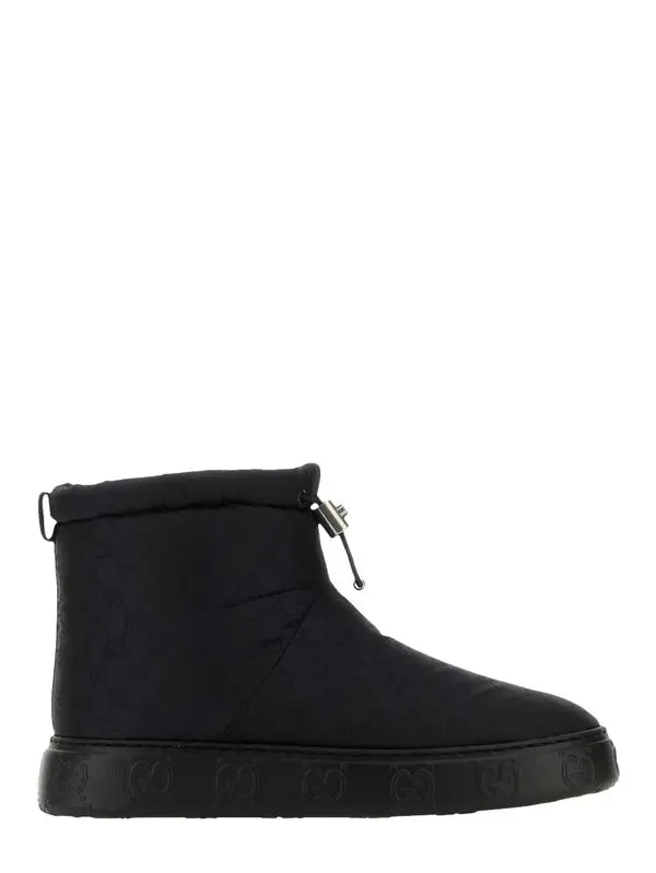 Gucci Gg Ankle Boots - Black