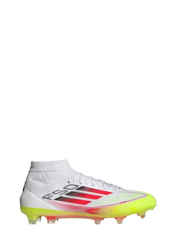 Adidas Adizero F50 Pro Mid Fg Soccer Cleats - White