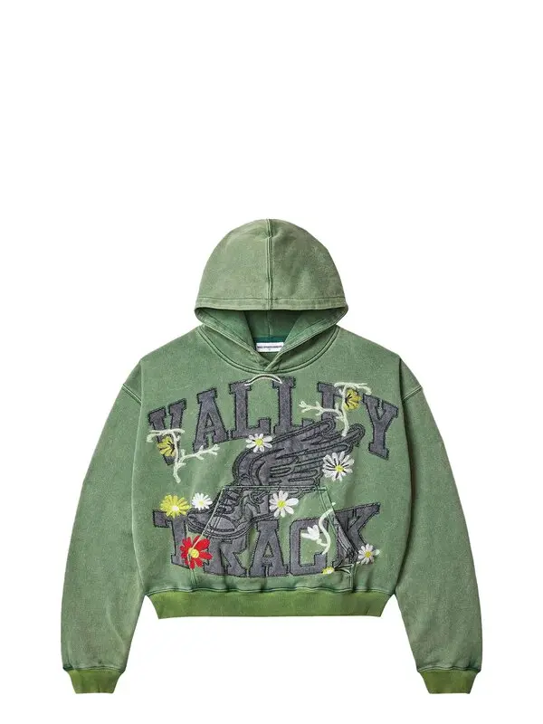 VALE FOREVER Garden Pullover Hoodie - Green