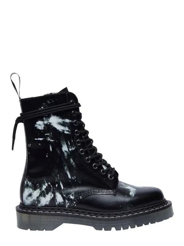 Dr. Martens Nine Inch Nails X 1490 'the Downward Spiral' Boots - Black