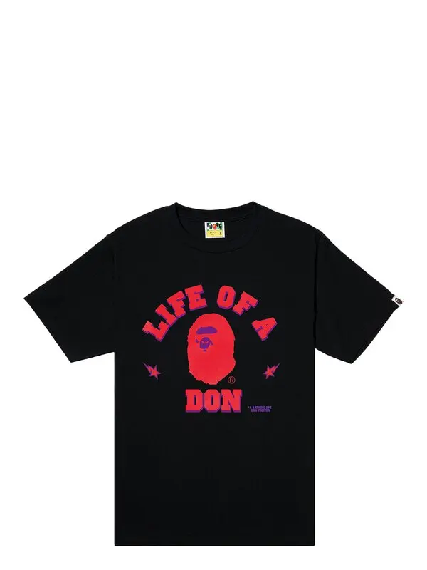 A BATHING APE X Cactus Jack X Don Toliver Tee I - Black