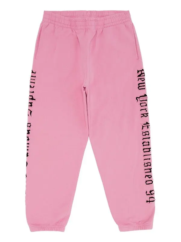 Supreme Contrast Cutout Sweatpant - Pink