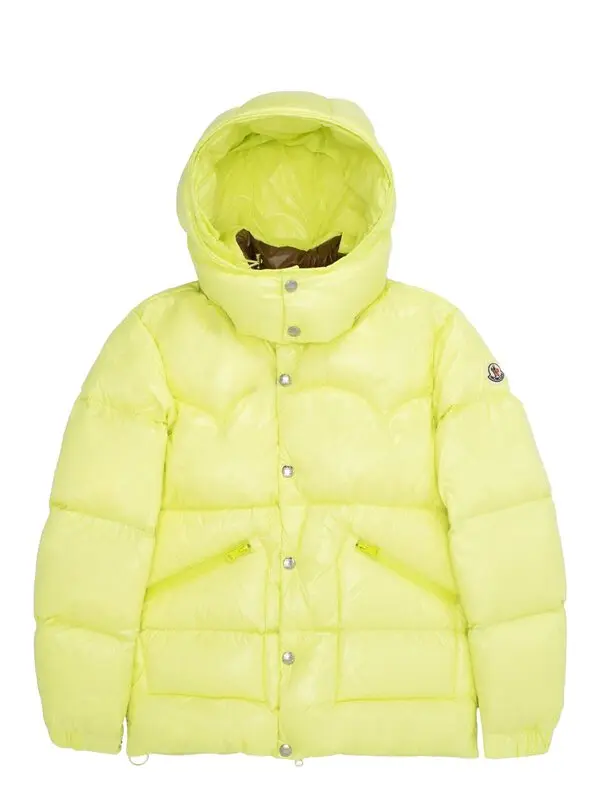 Moncler Coutard Shiny Puffer Jacket - Yellow