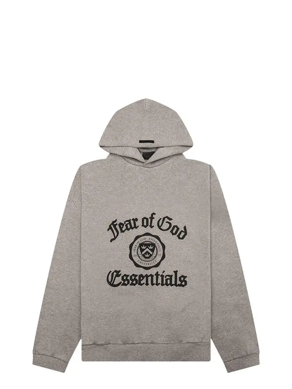 Fear Of God Heavy Fleece Shrunken Hoodie - Grey