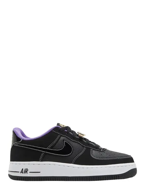 Nike Air Force 1 Lv8 Gs 'world Champ Lakers - Black