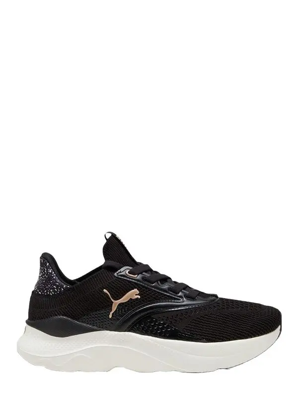 PUMA Softride Mayve Leopard Sneakers - Black