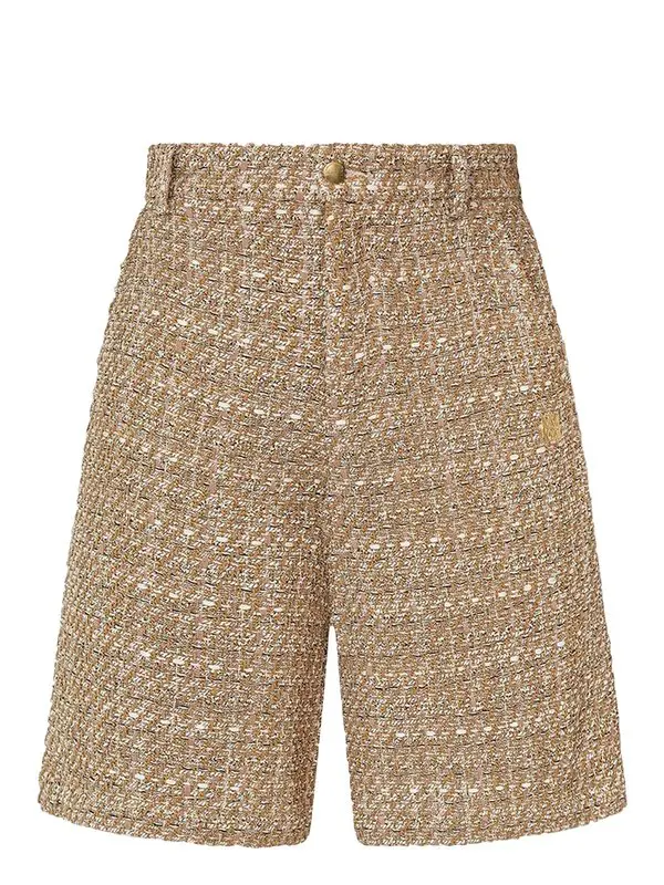 Amiri Boucle Short - Brown