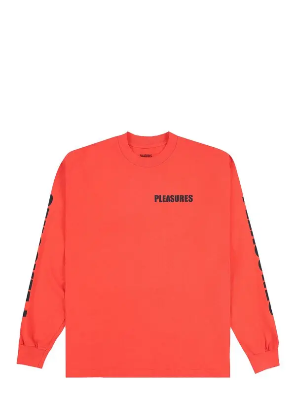 PLEASURES Impact Staff Long-sleeve - Orange