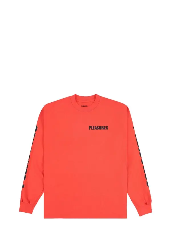 PLEASURES Impact Staff Long-sleeve - Orange