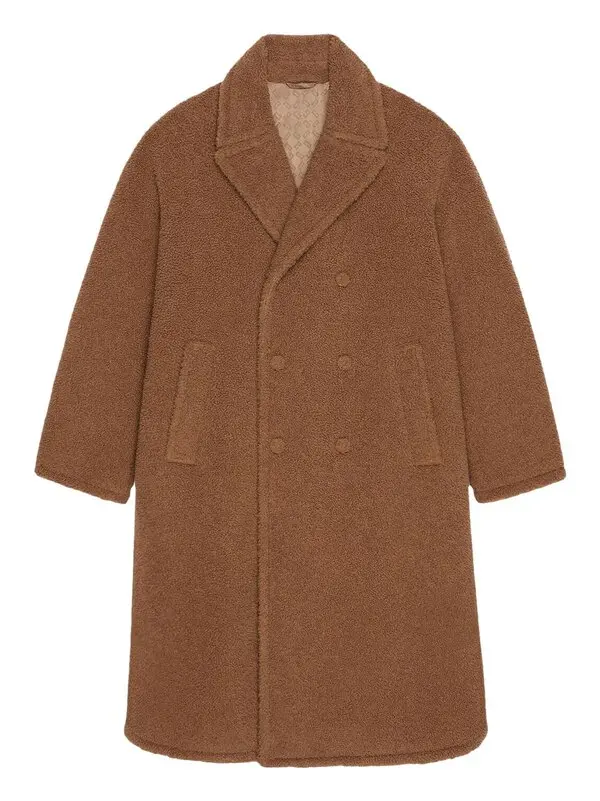 Givenchy Long Teddy Coat - Tan