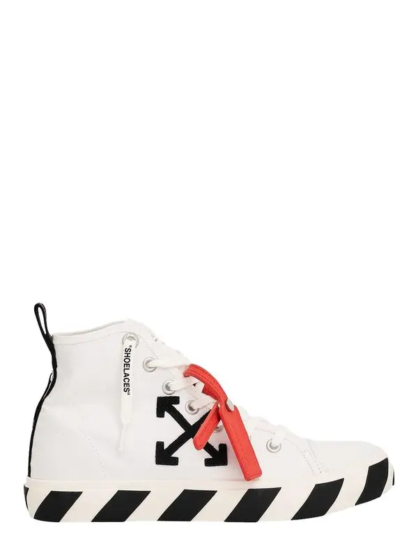 Off-White Vulc Mid Top Sneakers - White