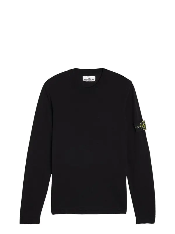 Stone Island Light Raw Stocking Stitch Sweatshirt - Blue