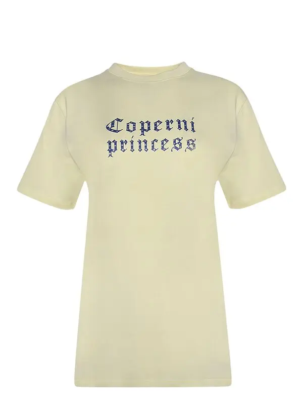 Coperni X Disney Princess Boxy Tee - Yellow