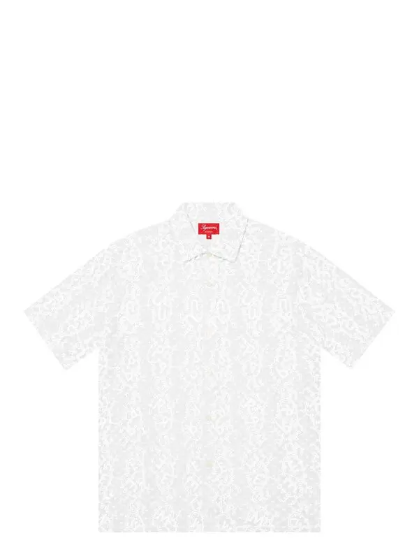 Supreme Chainstitch Chiffon Shirt - White