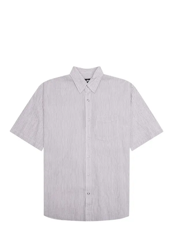 StÜssy Wavy Striped Shirt - White