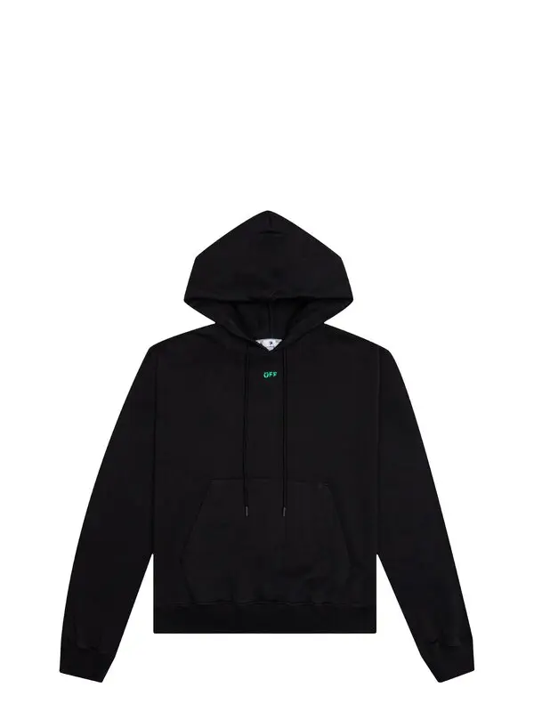Off-White Boxy Fit Hoodie - Black