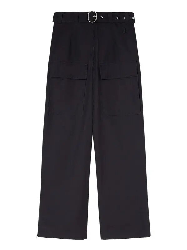 JIL SANDER Relaxed Trouser - Black