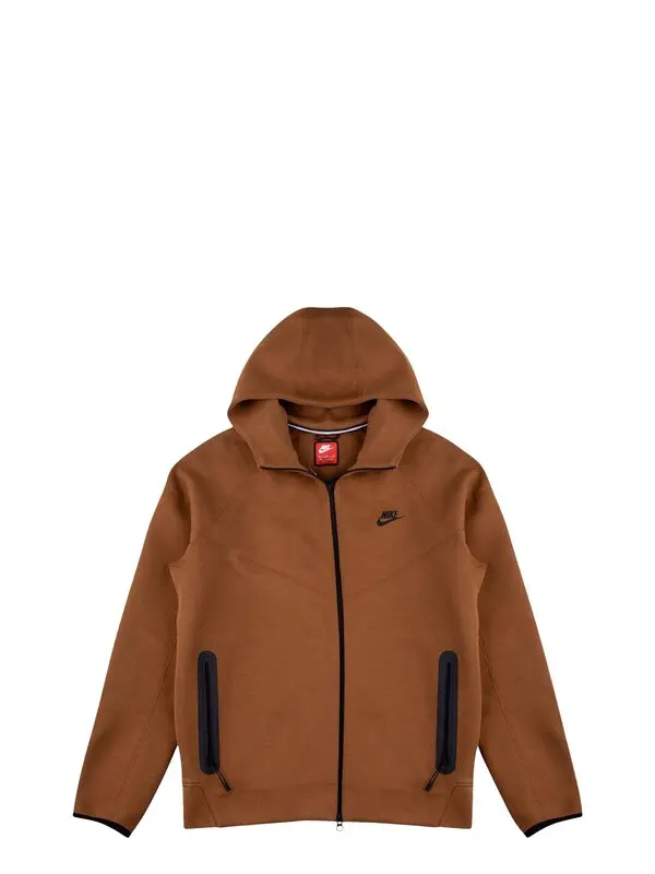 Nike Sportswear Tech Fleece Windrunner Full Zip Hoodie - Brown