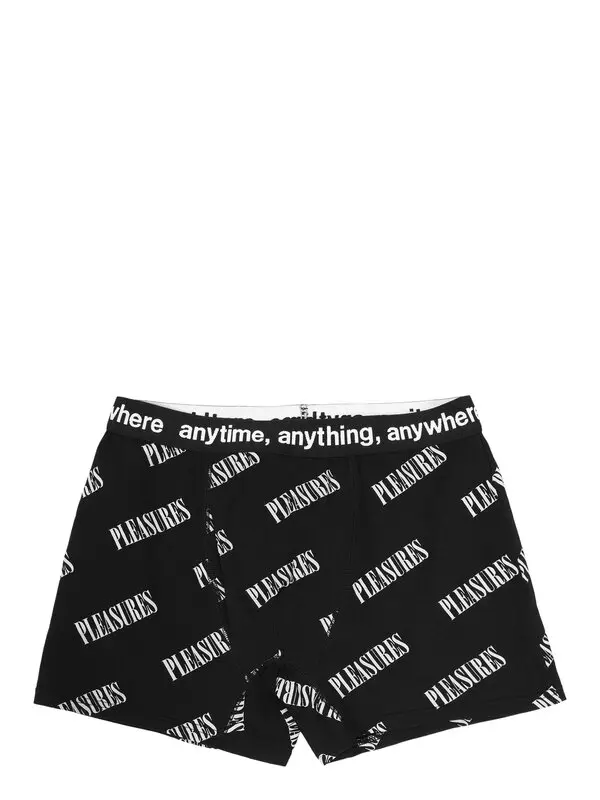 PLEASURES Anytime Boxer Brief - Black
