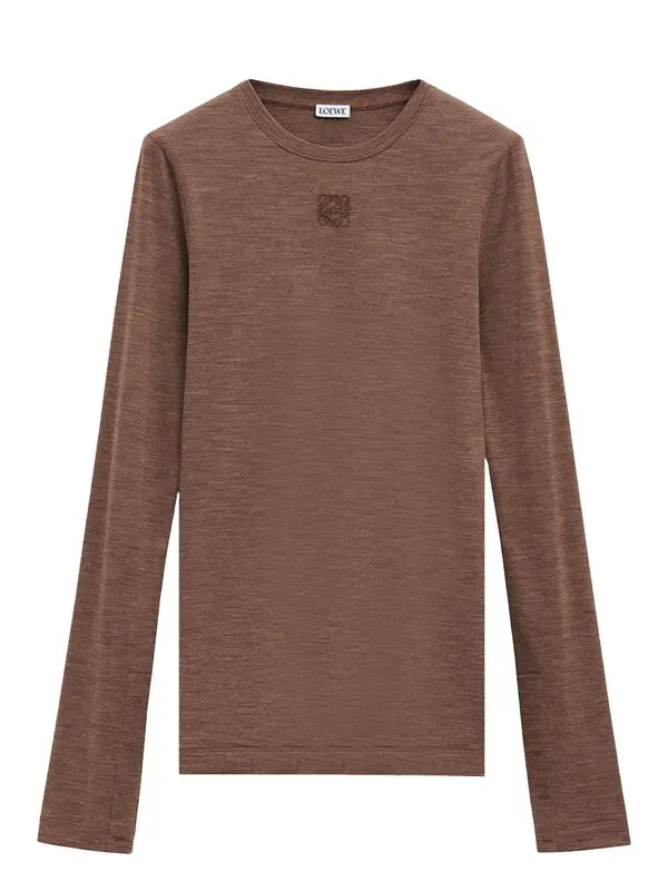 Loewe Long-sleeve Top - Brown