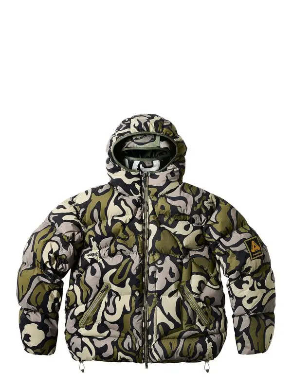 PALACE X Maharishi Temple Puffa Jacket - Multicolor