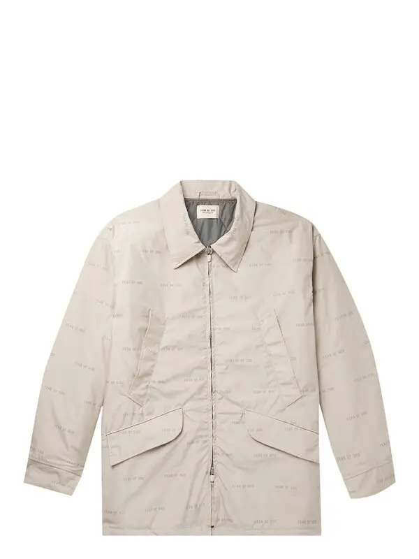 Fear Of God Printed Nylon Field Jacket - Tan