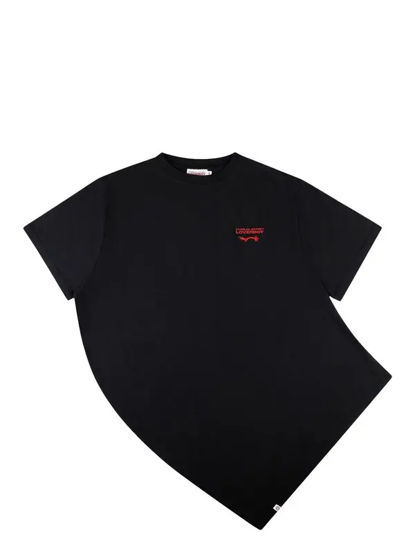 CHARLES JEFFREY Topsy Turvy Tee - Black