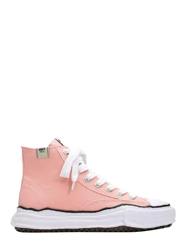 Mihara Yasuhiro Peterson Og Sole Canvas High-top Sneakers - Pink
