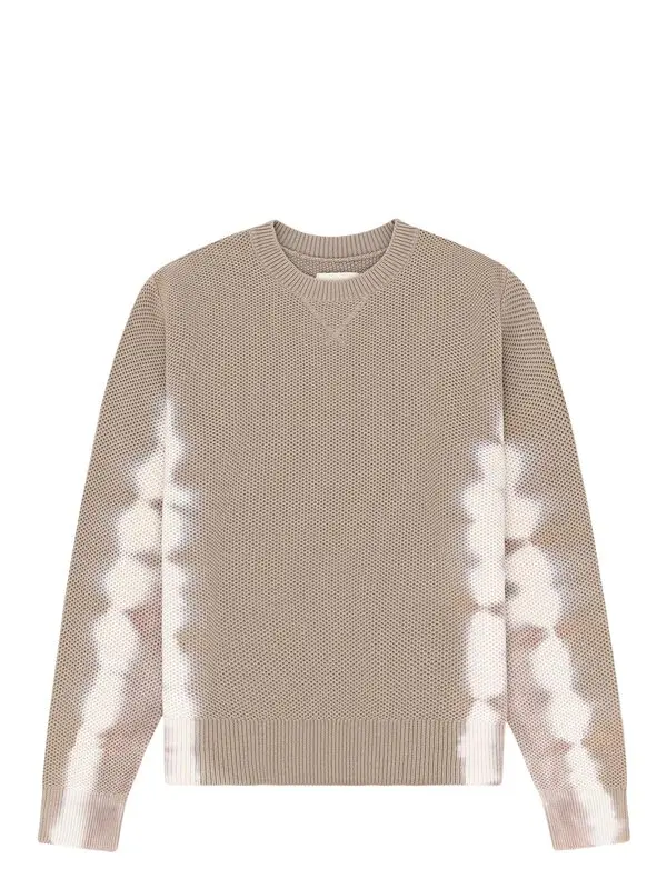 Aimé Leon Dore Tie-dyed Crewneck Sweater - Tan
