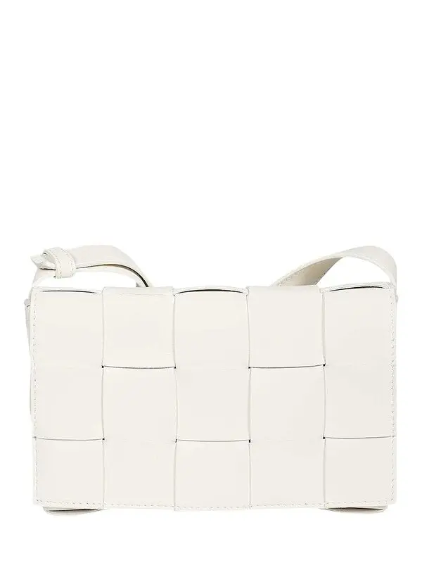 Bottega Veneta Cassette Small Shoulder Bag - White