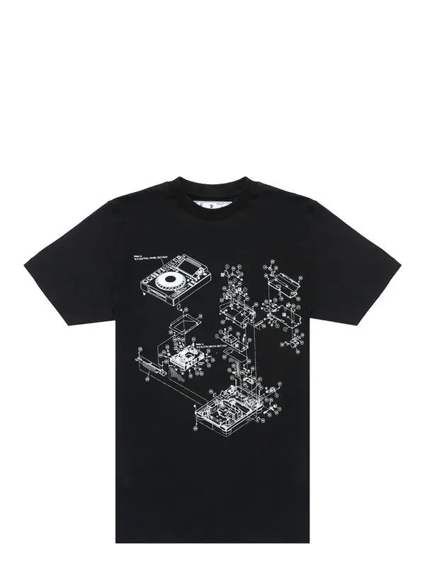 Off-White X Pioneer Sound Engineering Console T-shirt - Black