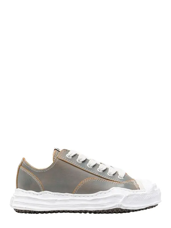 Mihara Yasuhiro Hank Og Sole Vegan Leather Low Sneakers - Blue