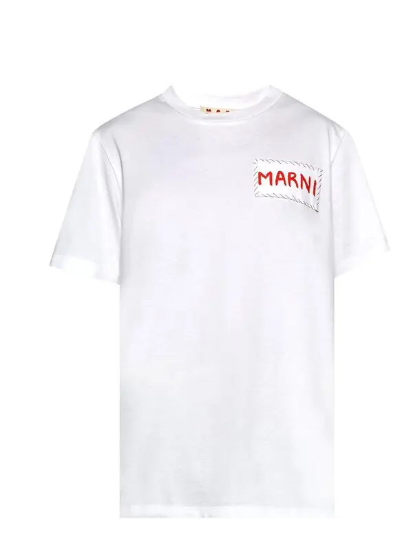 Marni Patch T-shirt - White