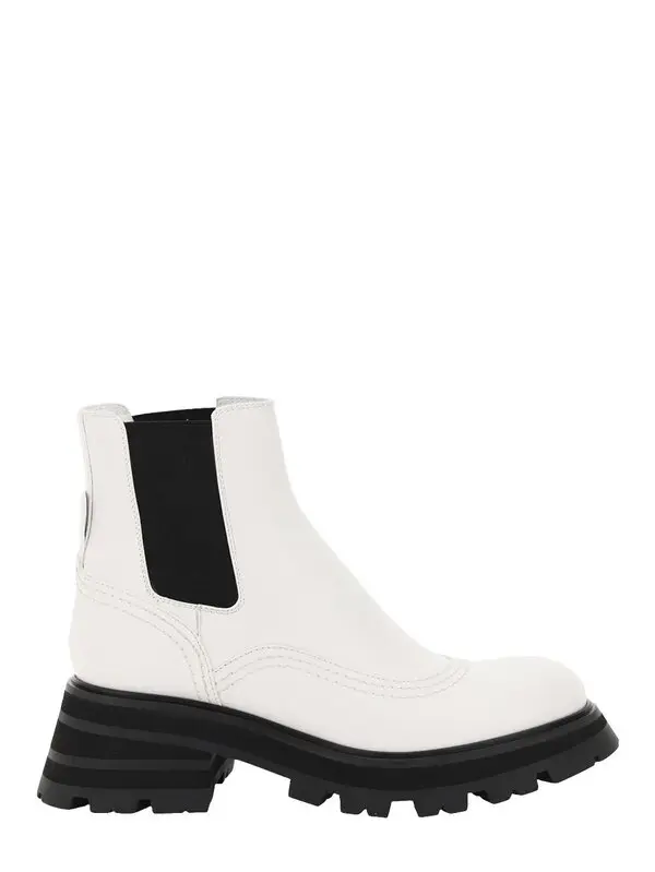 Alexander McQueen Wander Chelsea Boot - White