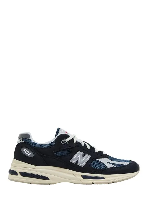 NEW BALANCE 991v2 Made In England Vintage Sport Pack Sneakers - Blue
