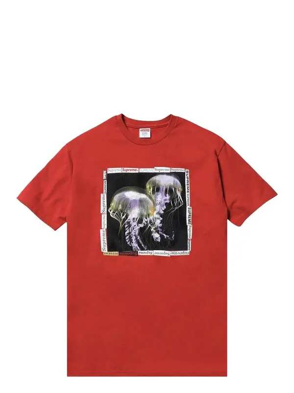 Supreme Jellyfish Graphic T-shirt - Red