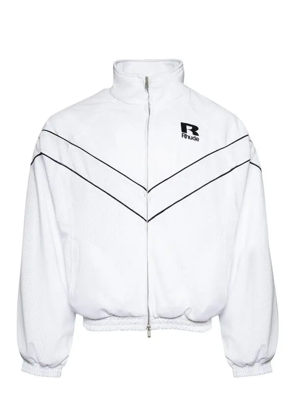 Rhude Piping Raglan Track Jacket - White