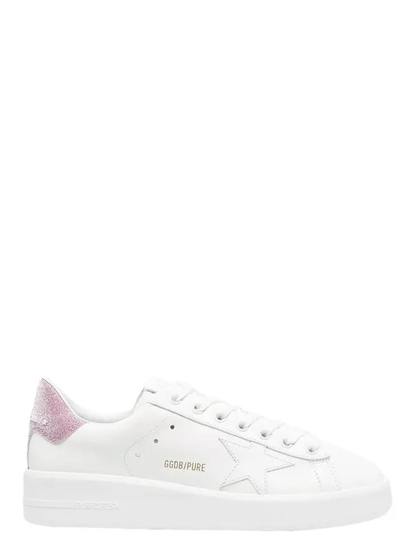 GOLDEN GOOSE Purestar Glitter Sneakers - White