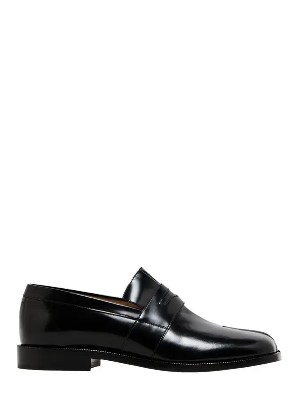 MAISON MARGIELA Tabi Penny Loafers - Black