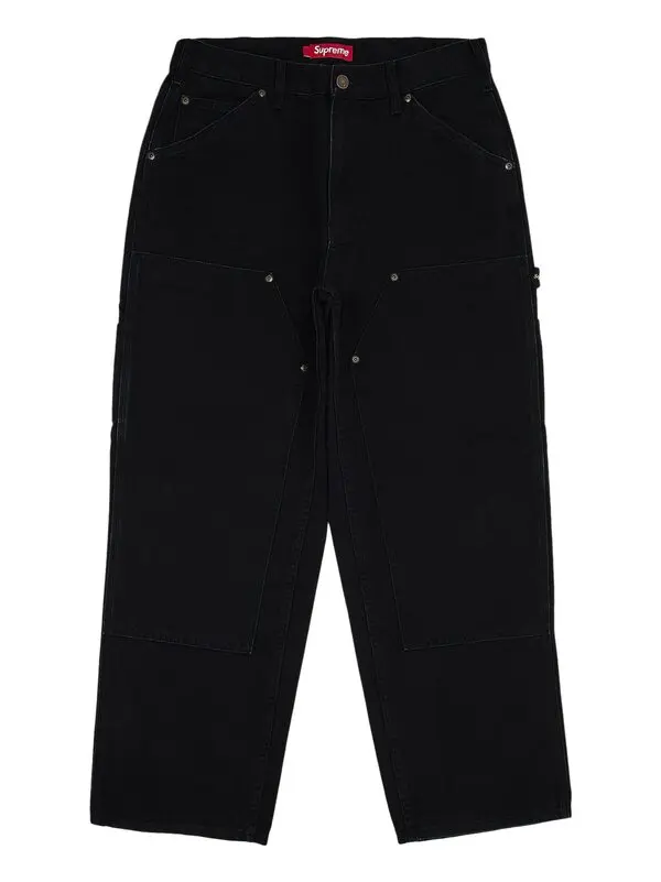 Supreme Double Knee Painter Pant - Black